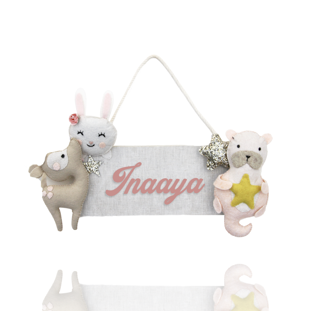 Ms Doe & Friends Name Plate – KAJI KIDS