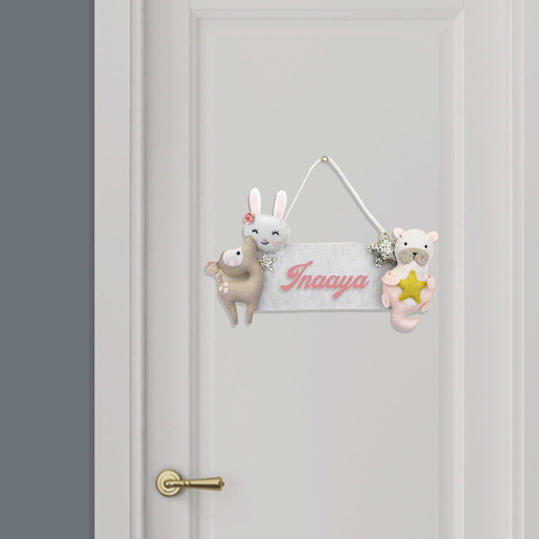 Ms Doe & Friends Name Plate – KAJI KIDS